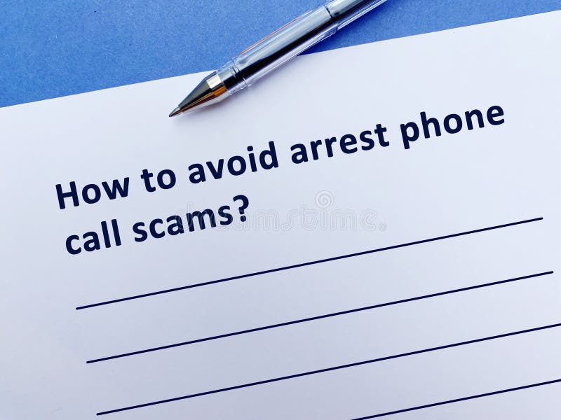 Questionnaire about scams stock photo. Image of prevent - 270762718
