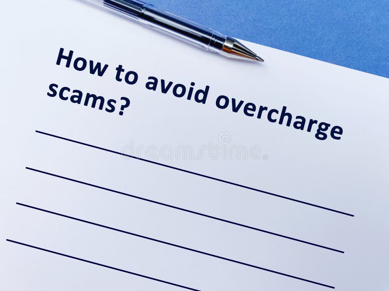Questionnaire about scams stock photo. Image of social - 270762714