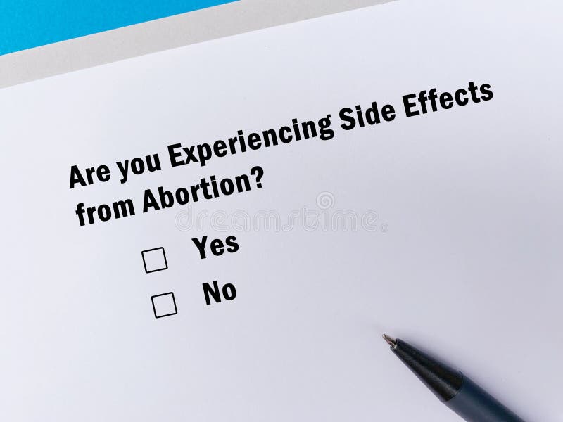 Questionnaire about Side Effects Stock Photo - Image of awareness, side ...