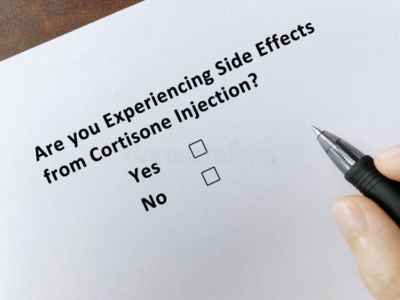 Questionnaire about Side Effects Stock Illustration - Illustration of ...