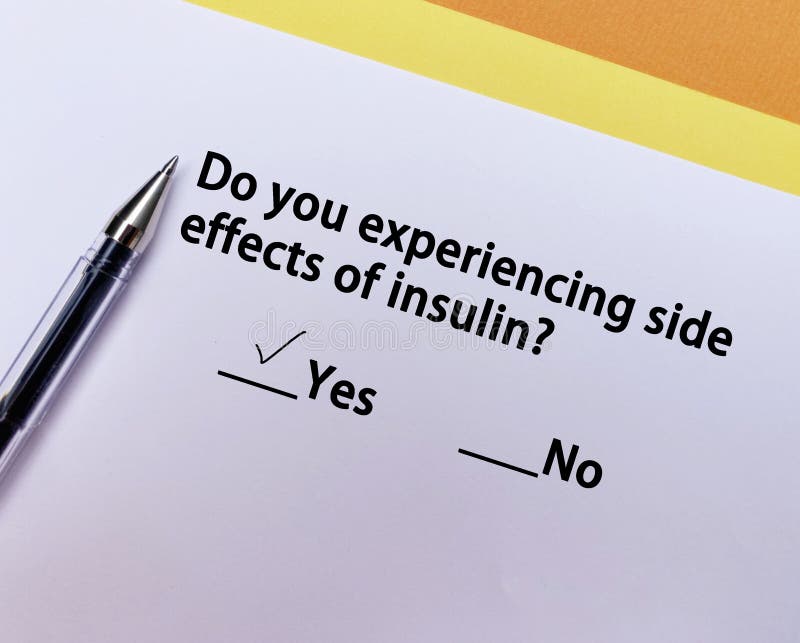 Questionnaire about Side Effects Stock Image - Image of aware, avoid ...