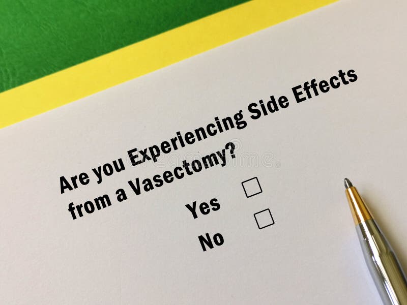 Questionnaire about Side Effects Stock Illustration - Illustration of ...