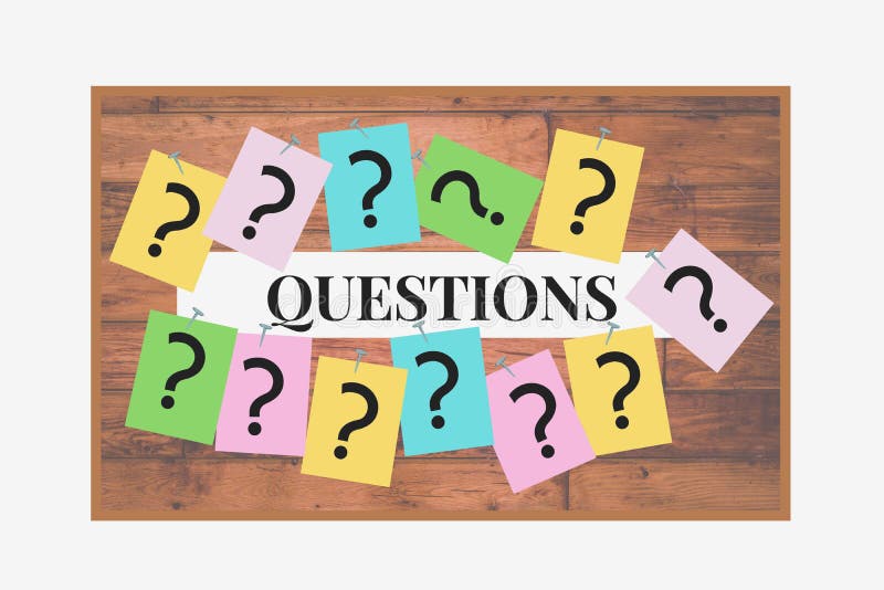 Question note stock illustration. Illustration of office - 15762235