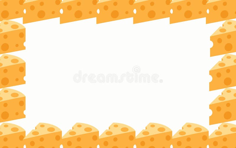 Cheese frame. stock vector. Illustration of painting - 60419285
