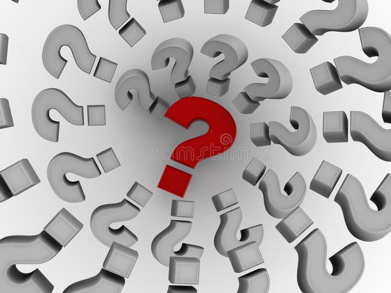 Questions illustration stock. Illustration du demander - 3353665