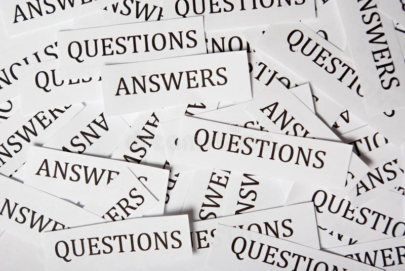 Questions and answers stock photo. Image of problems - 20631308