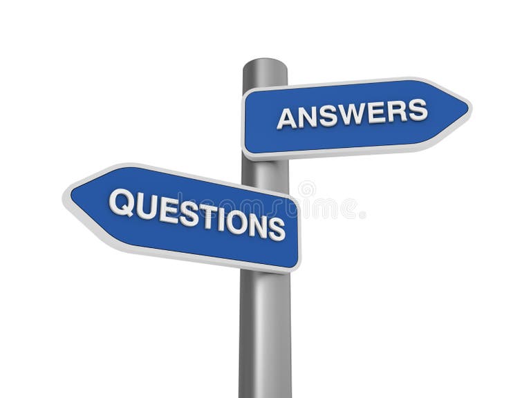 Questions Answers Choice stock illustration. Illustration of choices ...