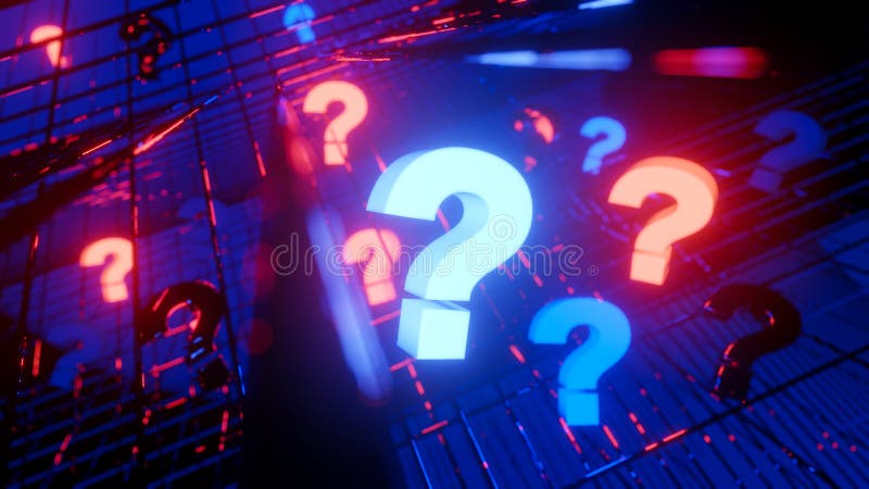 Question Mark Technical Support Optical Fiber Web Site Support Faq Red ...