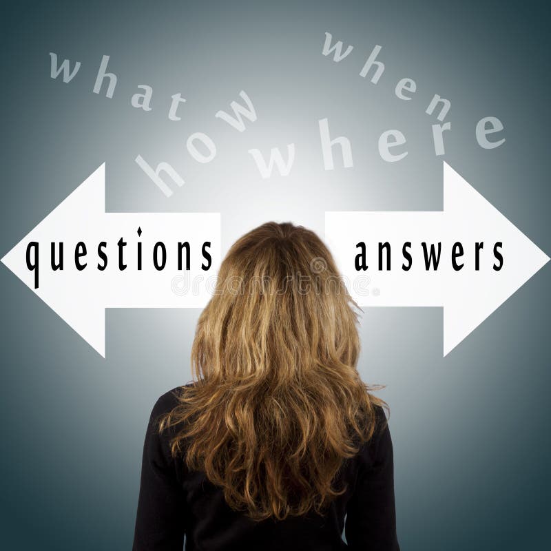 Questions and answers stock photo. Image of oppression - 31865544