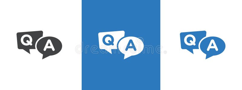 Questions and Answers Icon Thin Line Illustration Stock Illustration ... Questions and Answers Icon Thin Line Illustration Stock Illustration ...