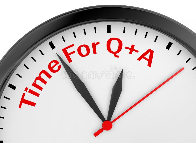 Questions and answers stock illustration. Illustration of communication ...