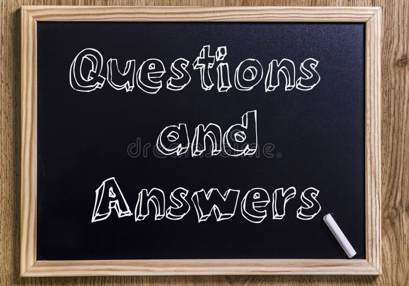 Questions and Answers stock photo. Image of question - 54980054