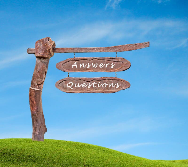 Questions and answers stock image. Image of closeup, sign - 94360235