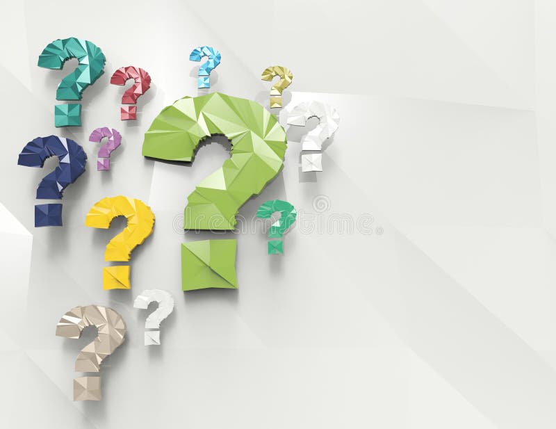 Questions stock illustration. Illustration of artistic - 41359307