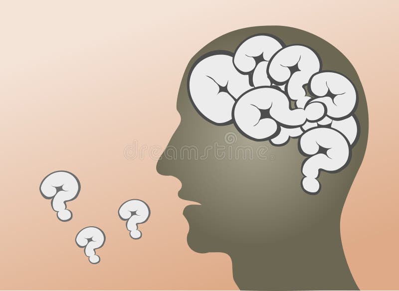 Questions stock vector. Illustration of abstract, concentration - 83427130