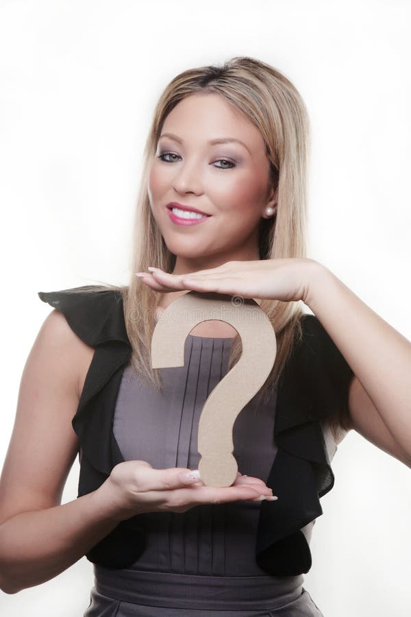 Questions mark stock image. Image of mark, standing, hands - 24343343