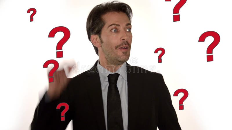 Businessman s doubts stock video. Video of business, ethnicity - 42818391