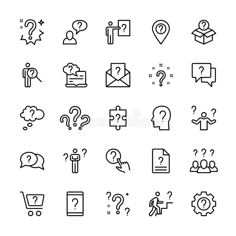 Questions Symbols Stock Illustrations – 815 Questions Symbols Stock ...