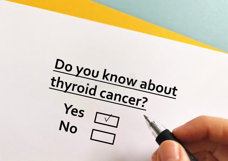 Questions about Thyroid Pathology Stock Photo - Image of pathology ...