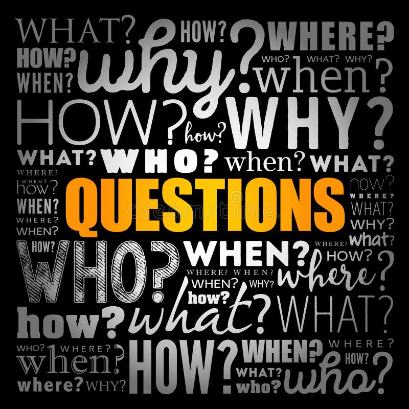 Questions Word Cloud Stock Illustrations – 673 Questions Word Cloud ...
