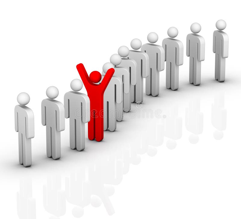 Queue stock illustration. Illustration of inspiration - 20511334