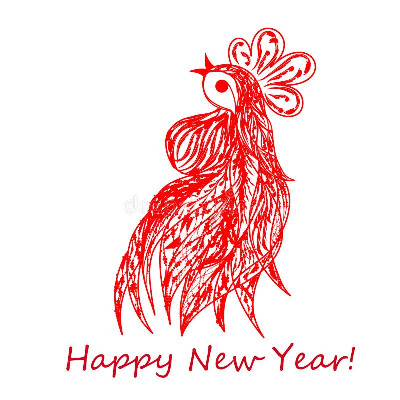 Queue de dessin illustration de vecteur. Illustration du oiseau - 191378977