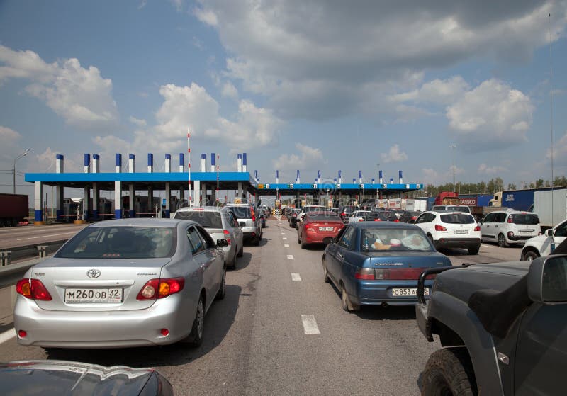 Toll gate in Croatia stock image. Image of payment, motorway - 20190099