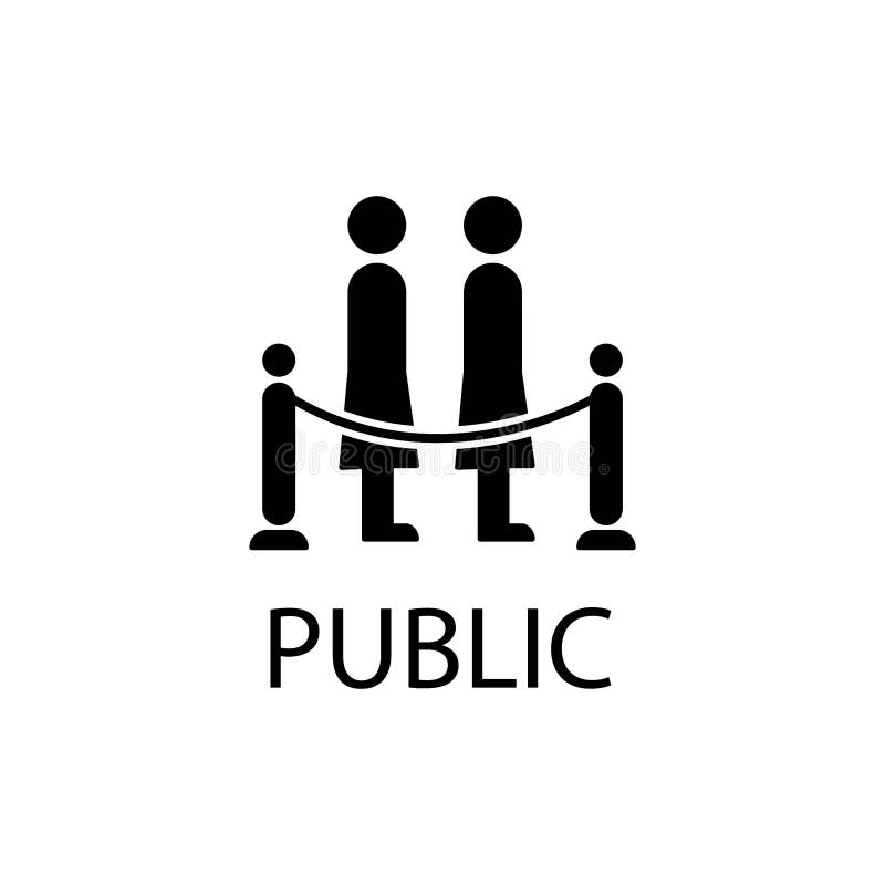 Queue Icon, Symbol Line Design Template Stock Vector - Illustration of ...