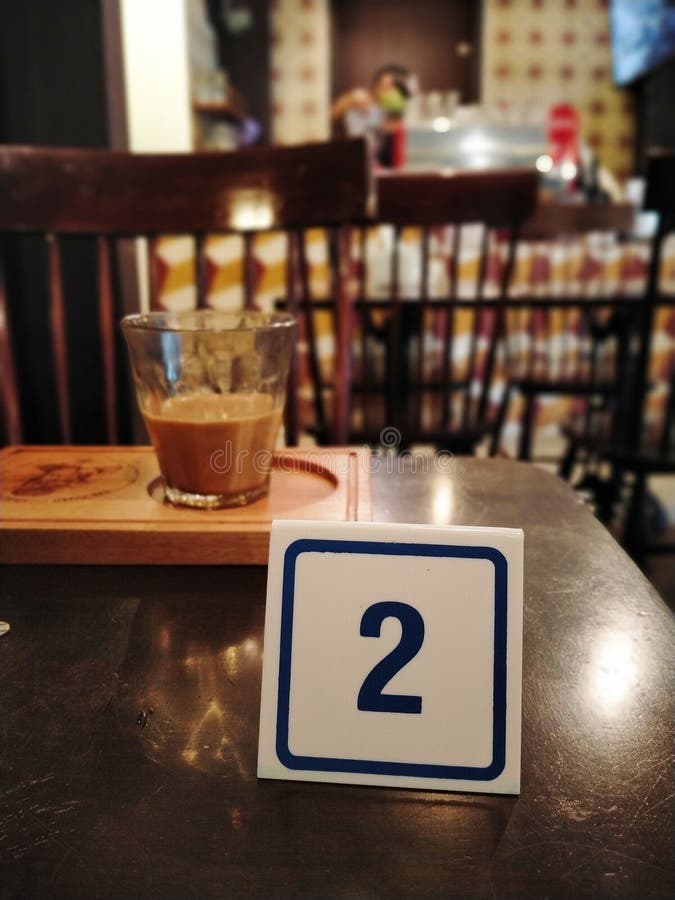 Queue number stock image. Image of number, coffe, cafe - 264419261