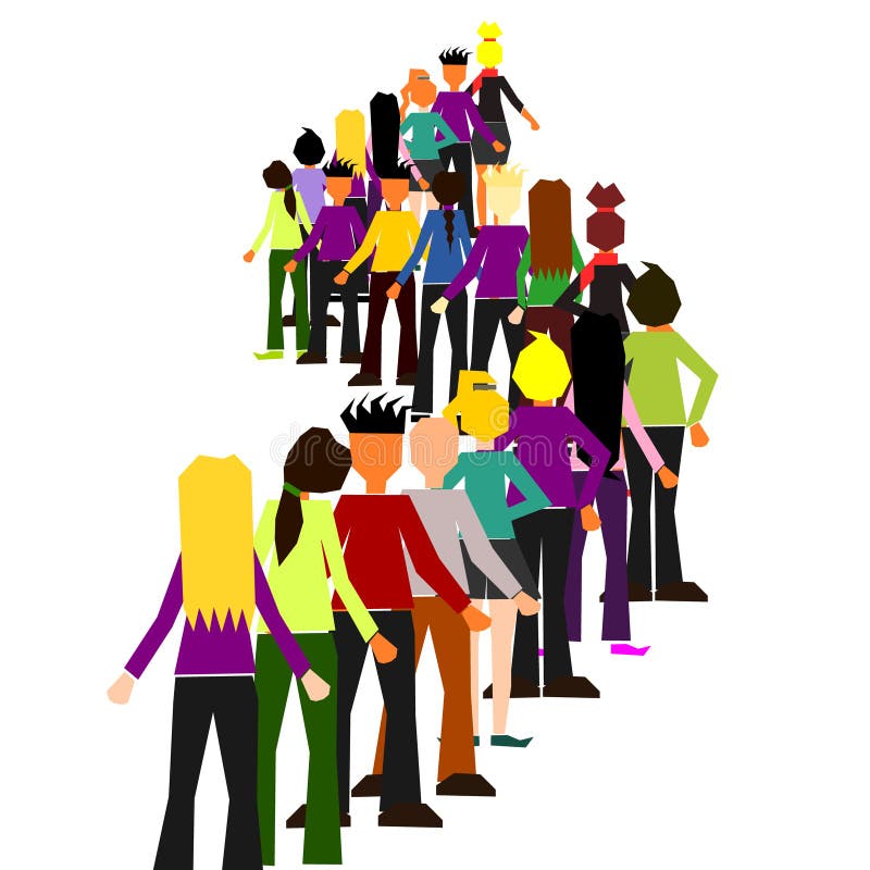 Queue Stock Illustrations – 17,103 Queue Stock Illustrations, Vectors ...