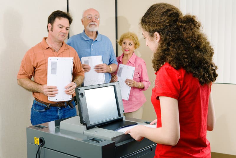 Office reception desk stock photo. Image of interview - 45798662