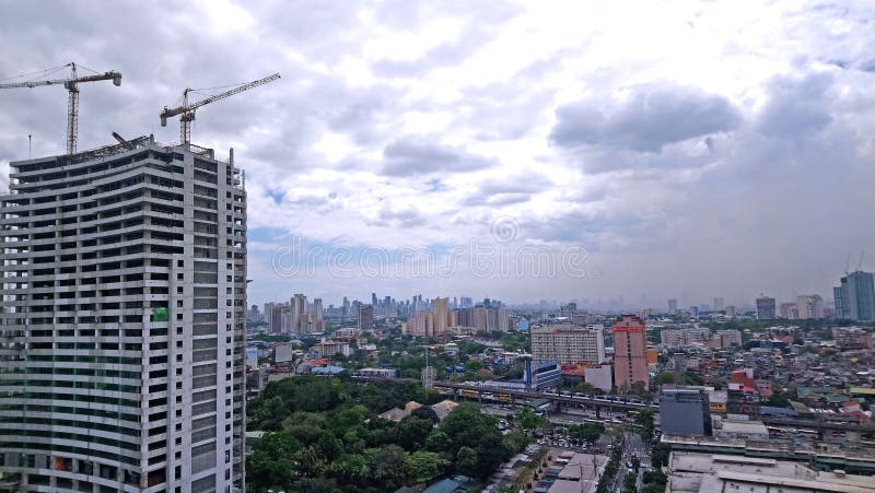 Quezon City View from the Top in Quezon City, Philippines Editorial ...