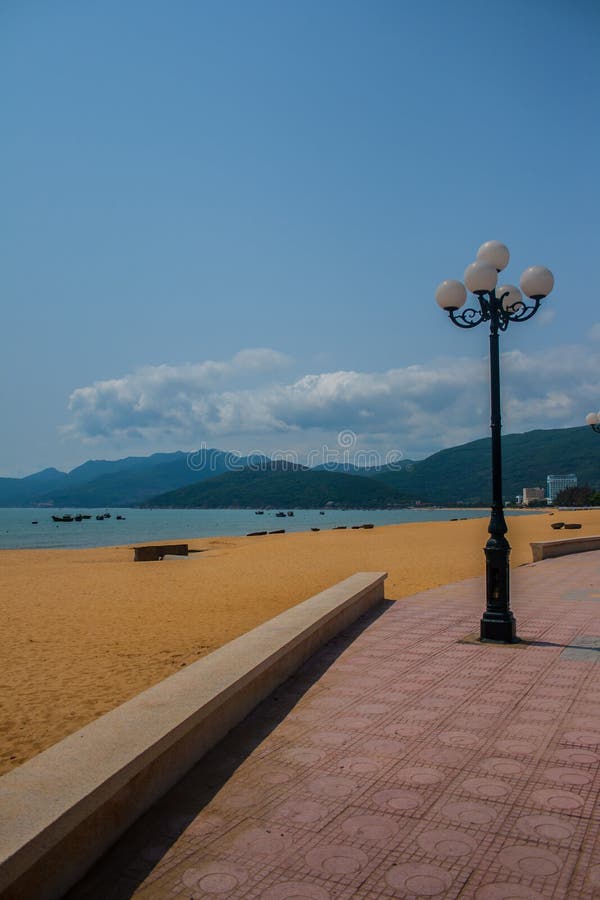 Qui Nhon beach stock photo. Image of beach, peaceful - 79169162