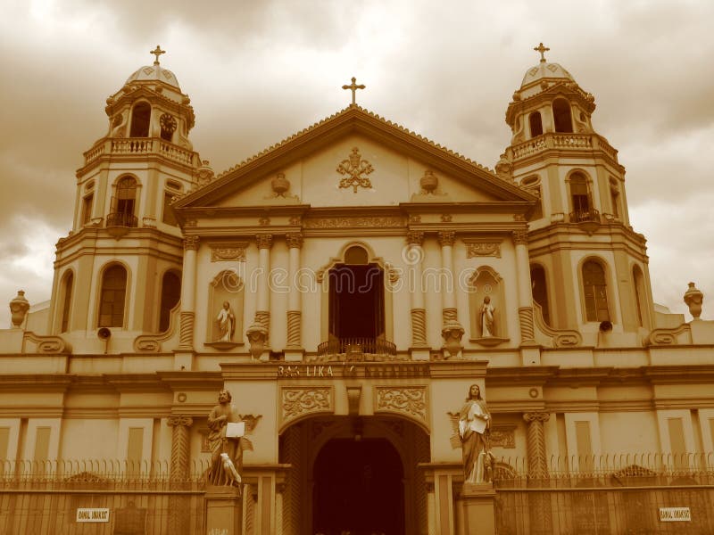 Quiapo Church stock photo. Image of cross, manila, quiapo - 4405702