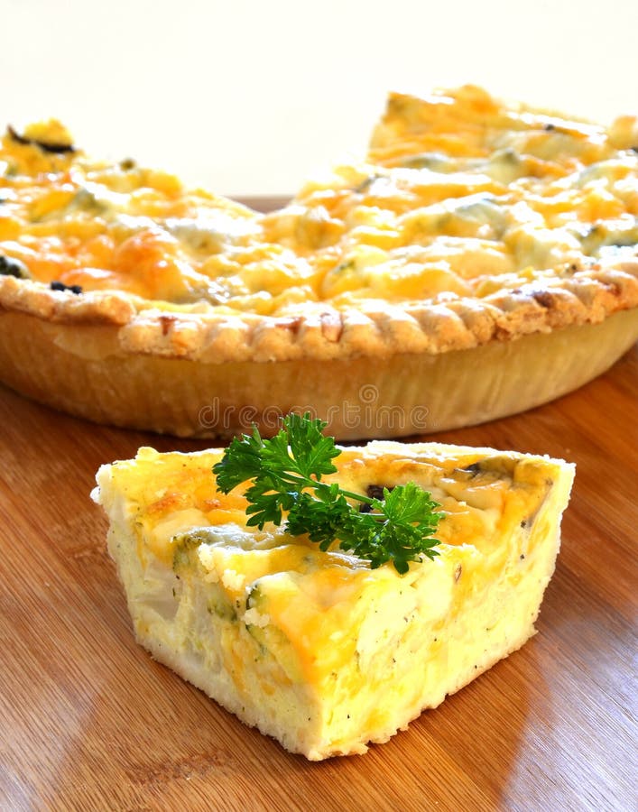 Quiche stock image. Image of gourmet, quiche, food, vegetarian - 20420337