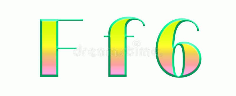 Quiche Font Fonts Gradient Sans Serif Alphabet Letters Calligraphy ...