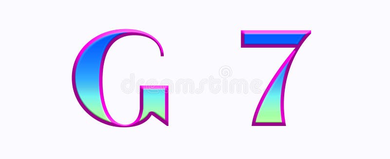 Quiche Font Fonts Gradient Sans Serif Alphabet Letters Calligraphy ...