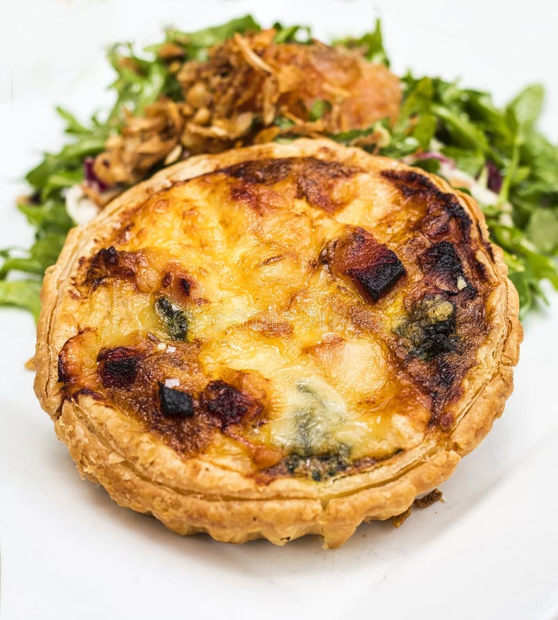 Quiche Lorraine stock image. Image of bacon, traditional - 91726755