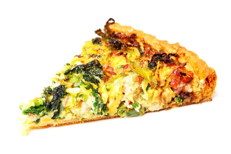 Quiche slice stock image. Image of edam, cheese, homemade - 90394699