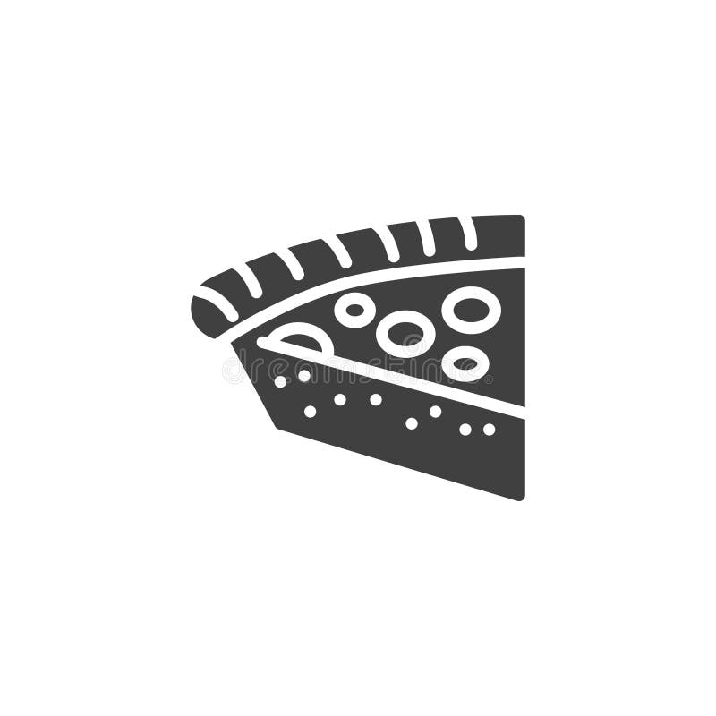 Quiche vector icon stock vector. Illustration of symbol - 330496286