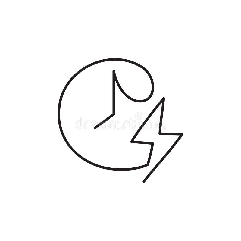 Quick Appointment One Line Icon. Simple One Line Vector Icon Stock ...