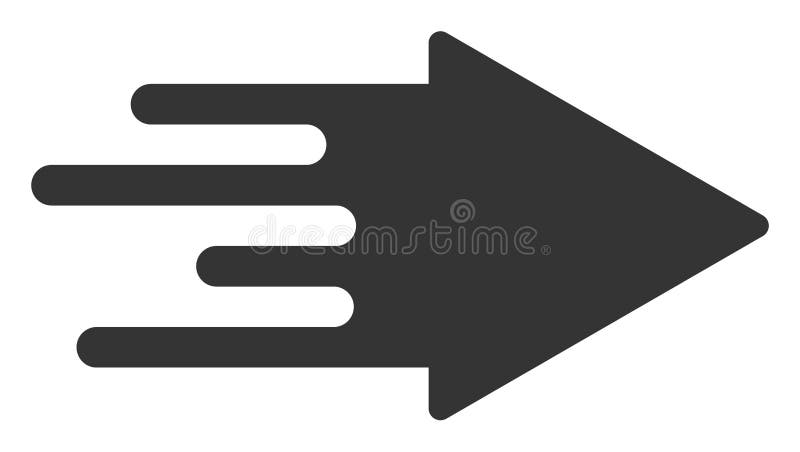 Quick Arrow Vector Icon Illustration Stock Vector - Illustration of vector, fast: 232429624
