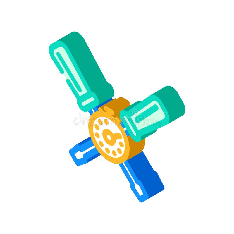 Quick Assembly Product Label Caution Isometric Icon Vector Illustration ...