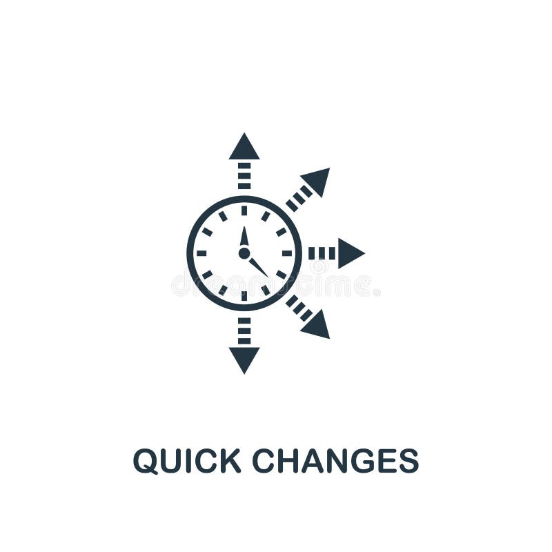 Quick Changes Icon. Line Style Symbol from Productivity Icon Collection ...