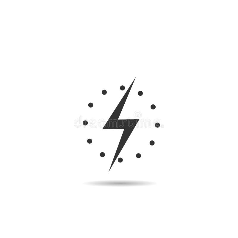 Quick charge icon stock illustration. Illustration of electric - 168626196