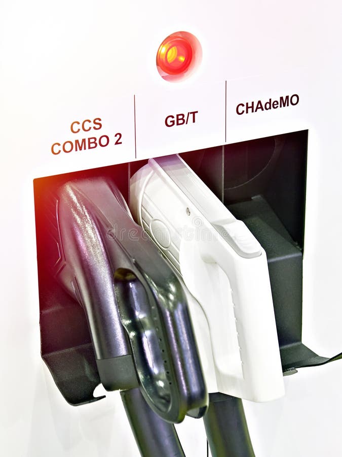 Quick Charging Systems for Electric Vehicles Stock Image - Image of ...
