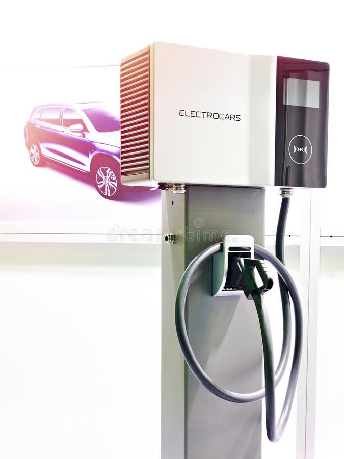 Quick Charging Systems for Electric Vehicles Stock Image - Image of ...