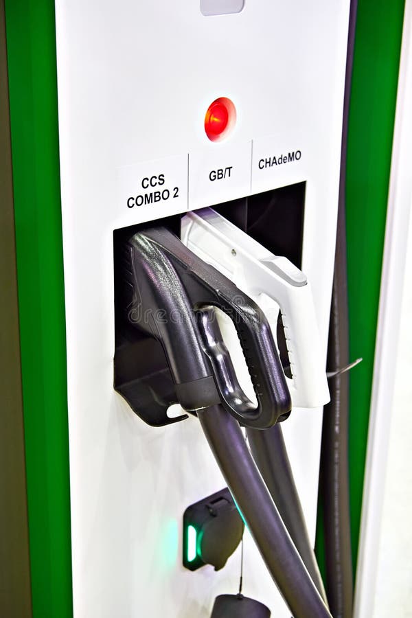 Quick Charging Systems for Electric Vehicles Stock Photo - Image of ...