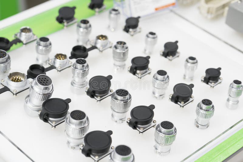 Quick Connect and Release Terminal Connector Stock Image - Image of ...