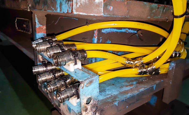 Quick Coupling Air Connector Stock Photo - Image of socket ...